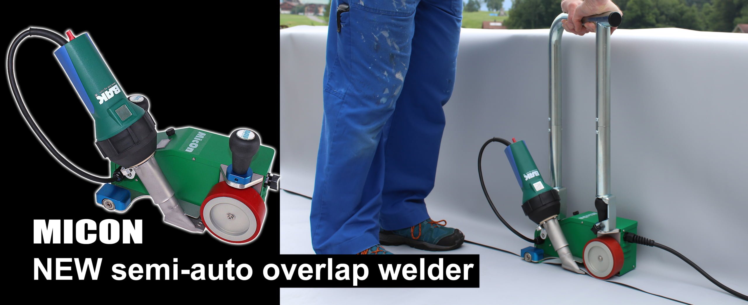 NEW semi-auto overlap welder MICON – Plastic Welding Tools NZ
